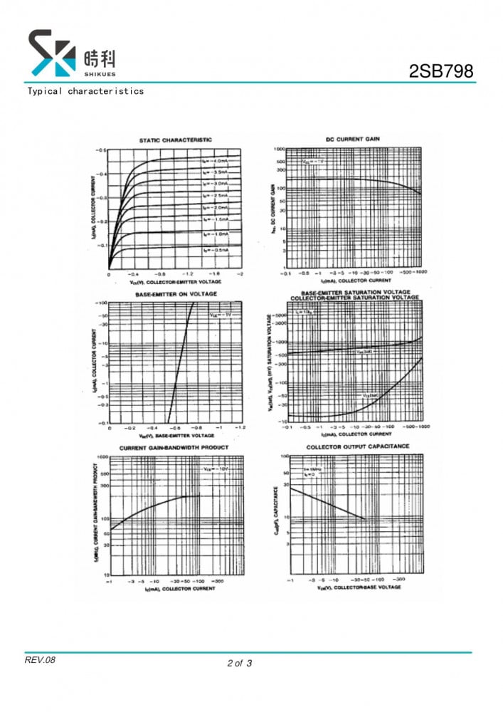 2SB798 datasheet page 2