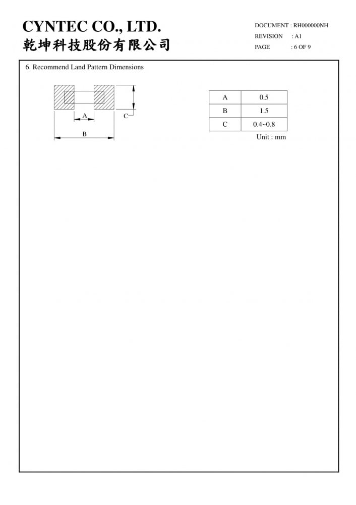 PFR05S-201-FNH datasheet page 6