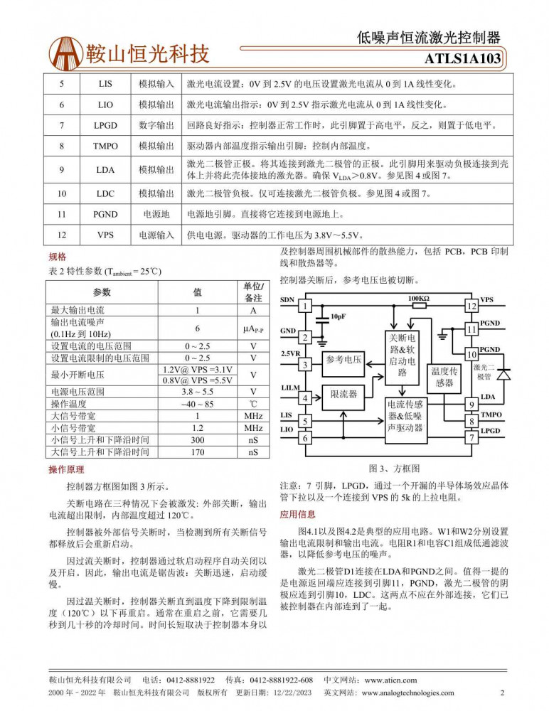 ATLS100MA103D technical document page 2