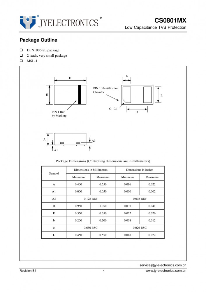 CS0801MX datasheet page 4