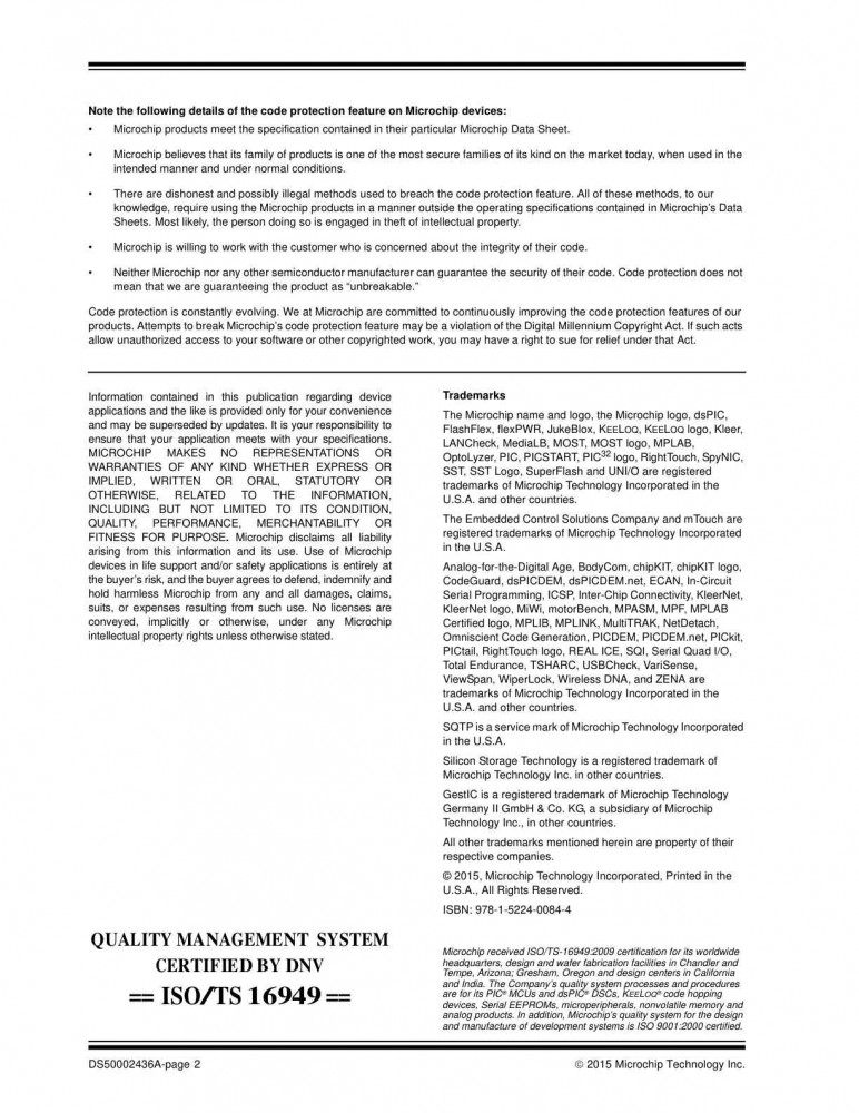 RN1723 Development Board User's Guide page 2