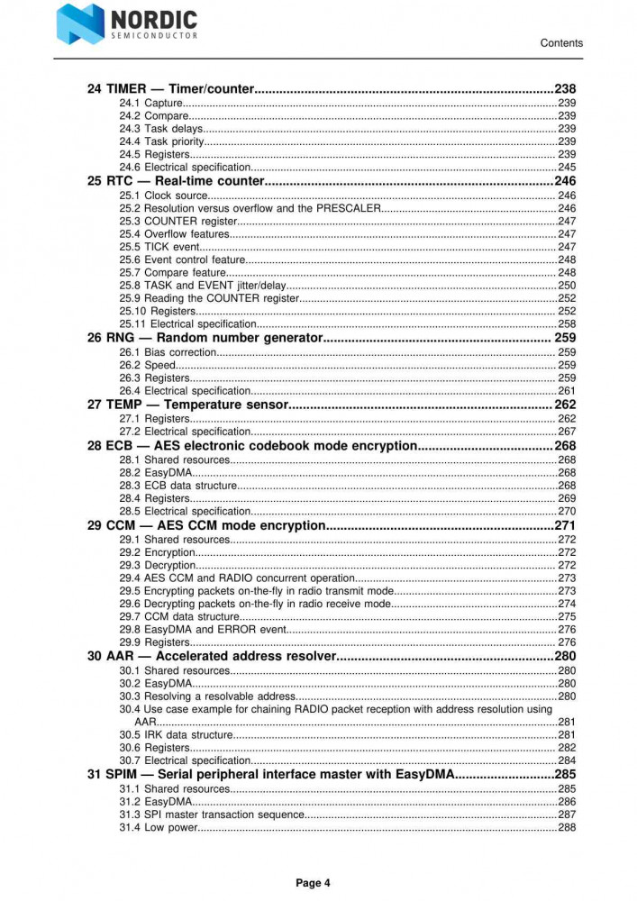 nRF52832 product specification preview 4
