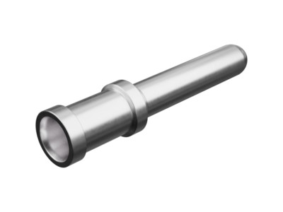 Heavy-Duty Turned Crimp Contact for 40A Modules, Male, Silver (Ag) Plated  Copper Alloy, 10.00mm² (7 AWG), 100 per Bag for sale