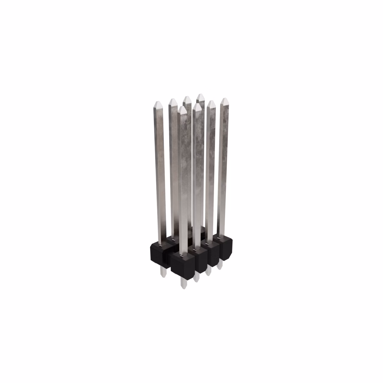 MX150 Dual Row Header, Vertical, 8 Circuits, 1.5µm Tin (Sn) Plating, 27.77mm Mating Pin Length, 3.05mm PC Tail Length for sale