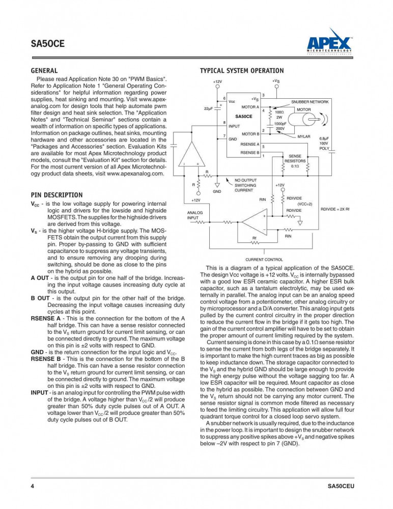 SA50 datasheet page 4 preview