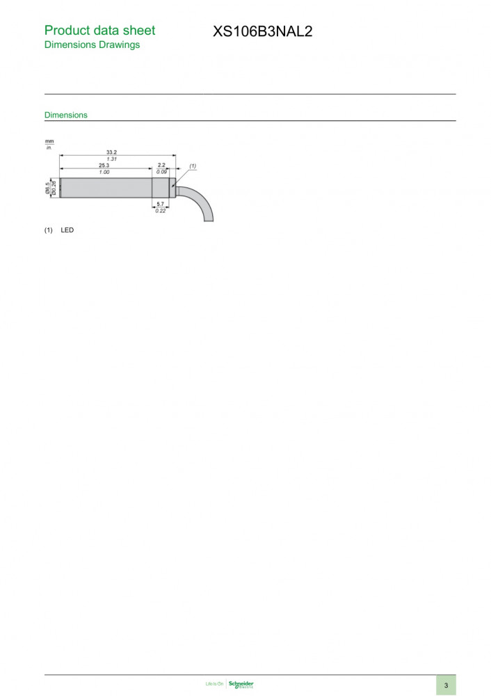 XS106B3NAL2 technical document page 3