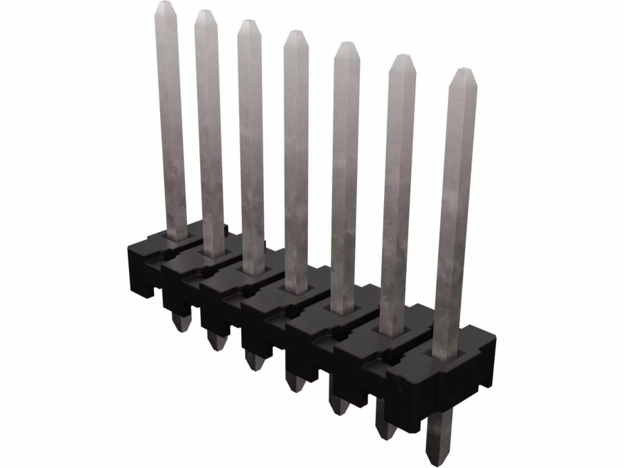 KK 396 Breakaway Header, Vertical, 7 Circuits, Matte Tin (Sn) Plating, Pin Length 23.80mm (.937