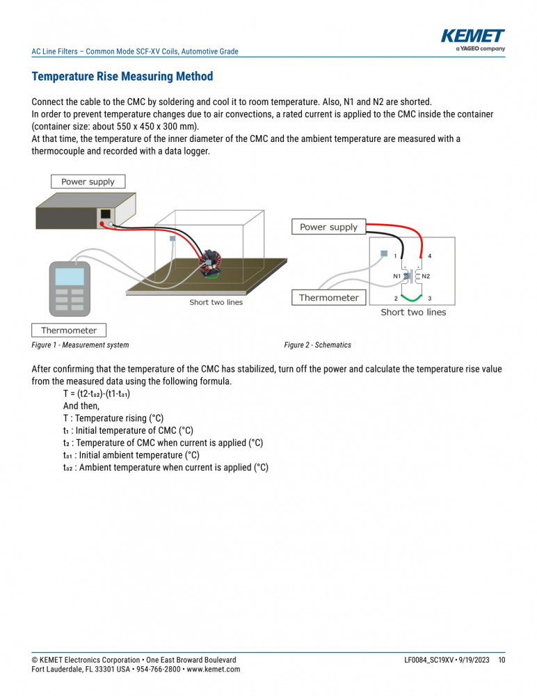 KEMET SCF19XV document page 10