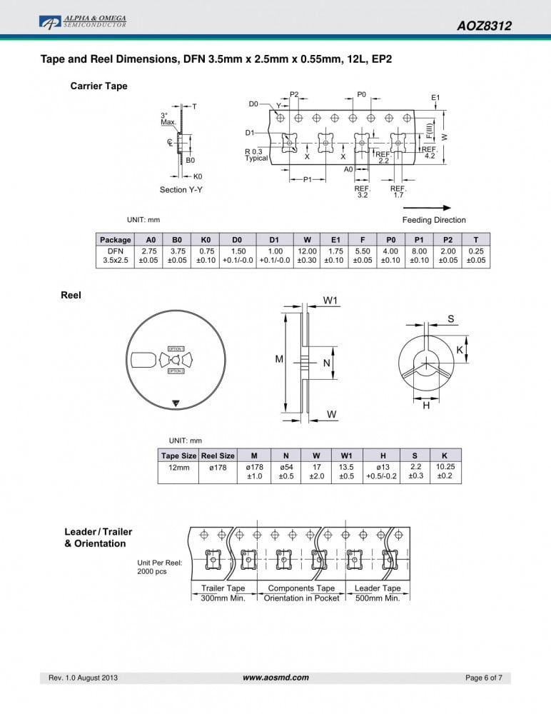 AOZ8312DI datasheet page 6