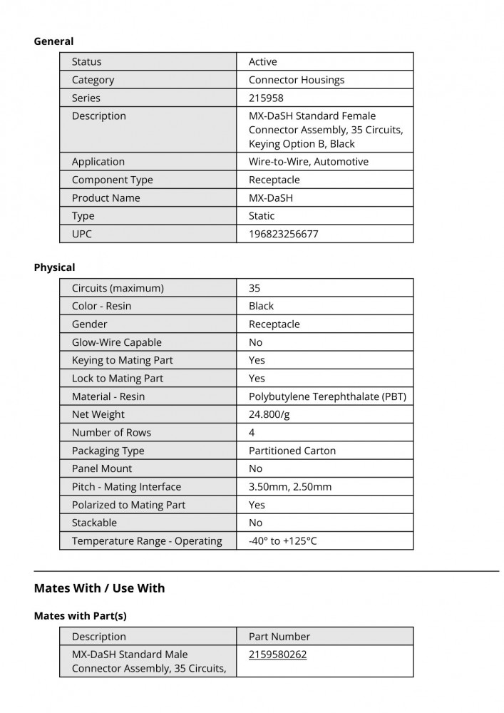 Product document preview, page 2