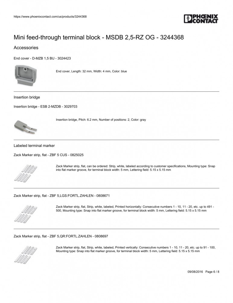 Phoenix Contact 3244368 technical document page 6