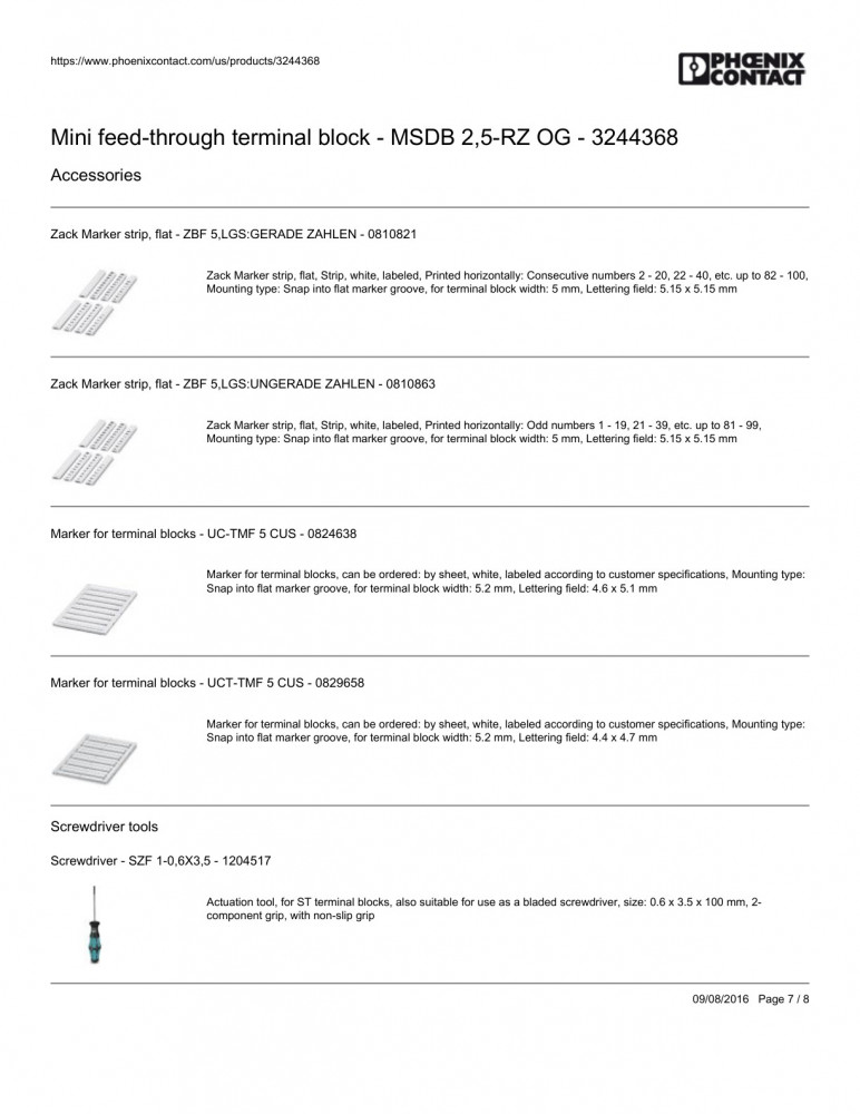 Phoenix Contact 3244368 technical document page 7