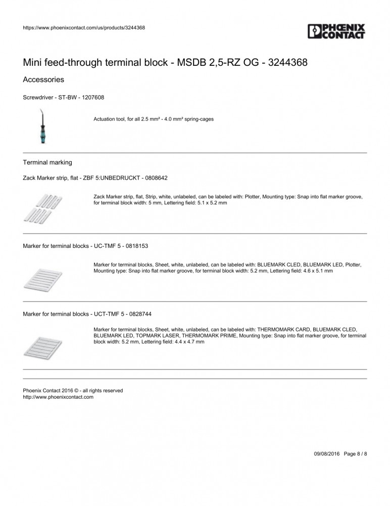 Phoenix Contact 3244368 technical document page 8