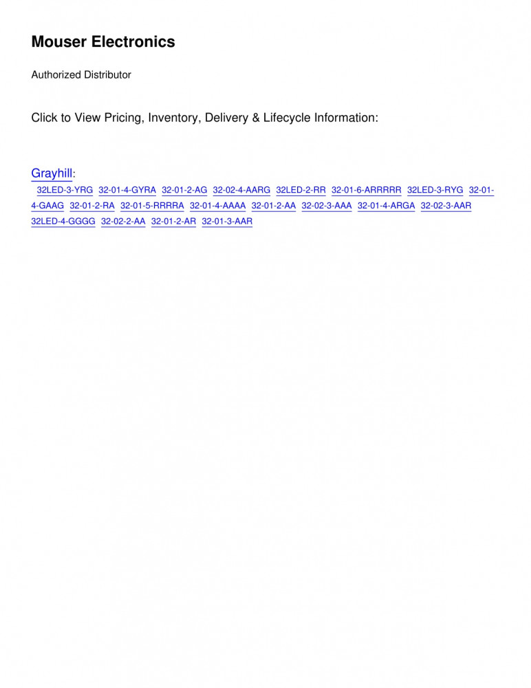Grayhill Series 32 datasheet page 5