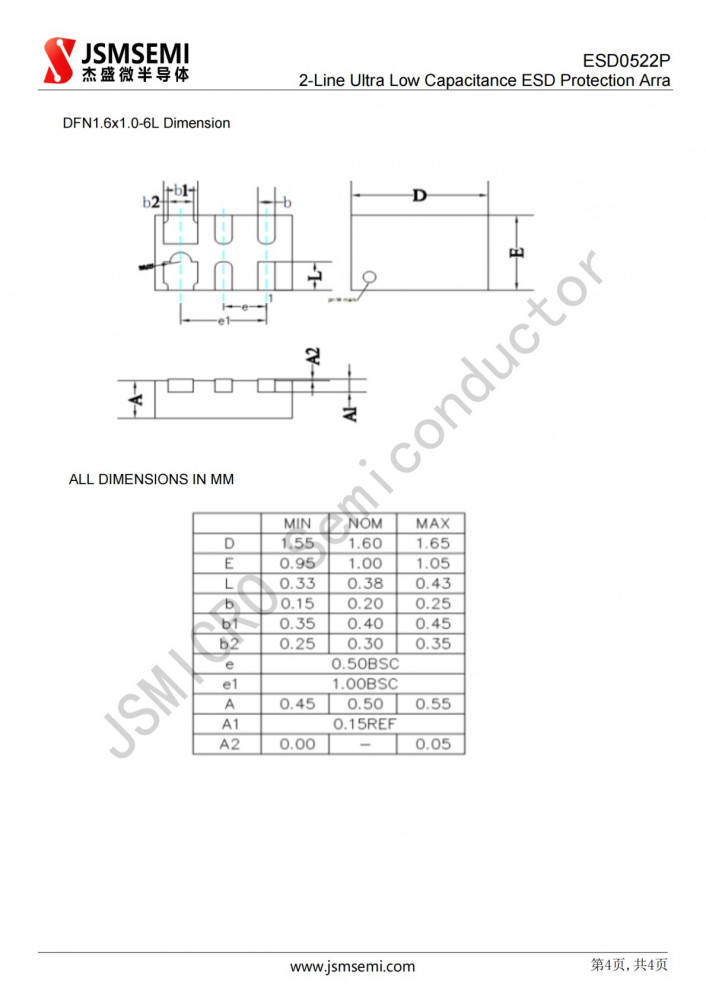ESD0522P datasheet page 4