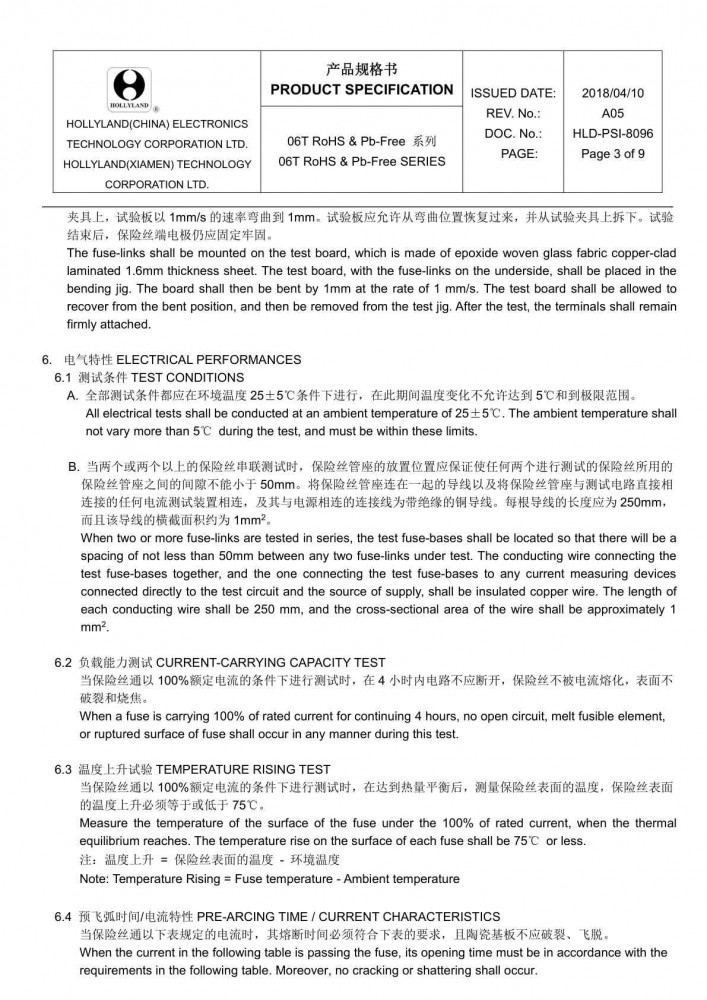 06T-030L1 datasheet page 3