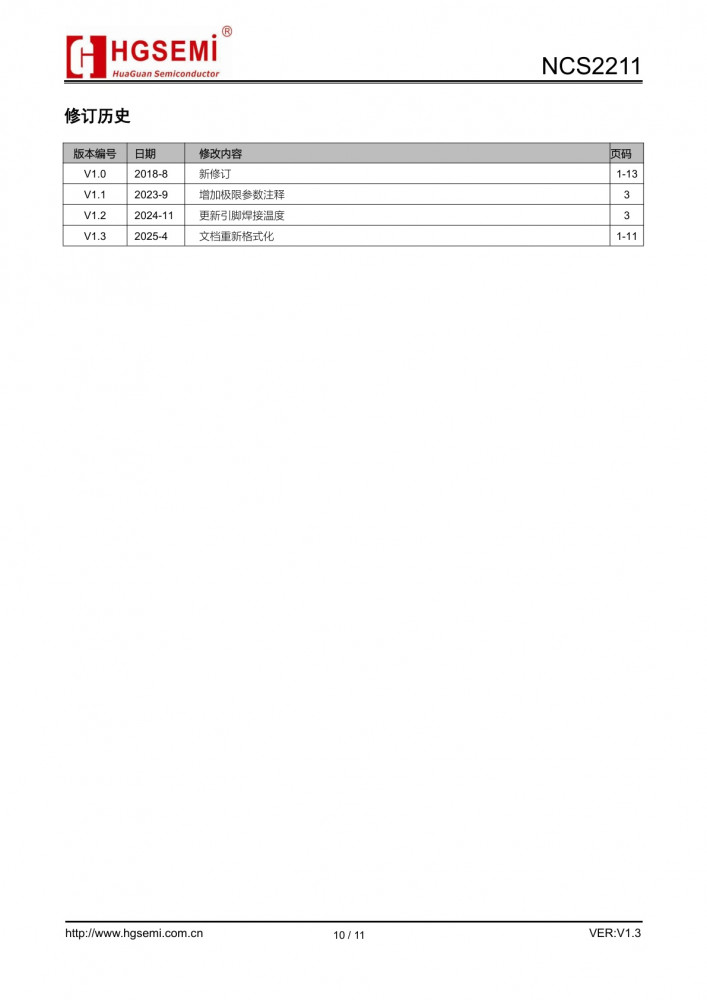 NCS2211M/TR datasheet page 10