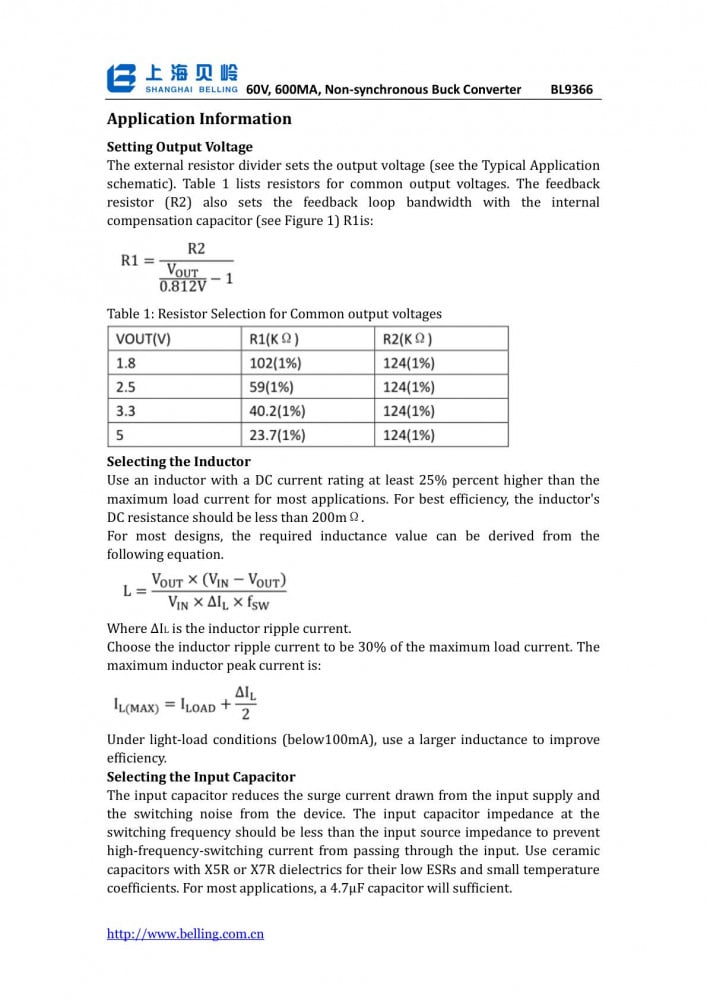 BL9366 datasheet page 5