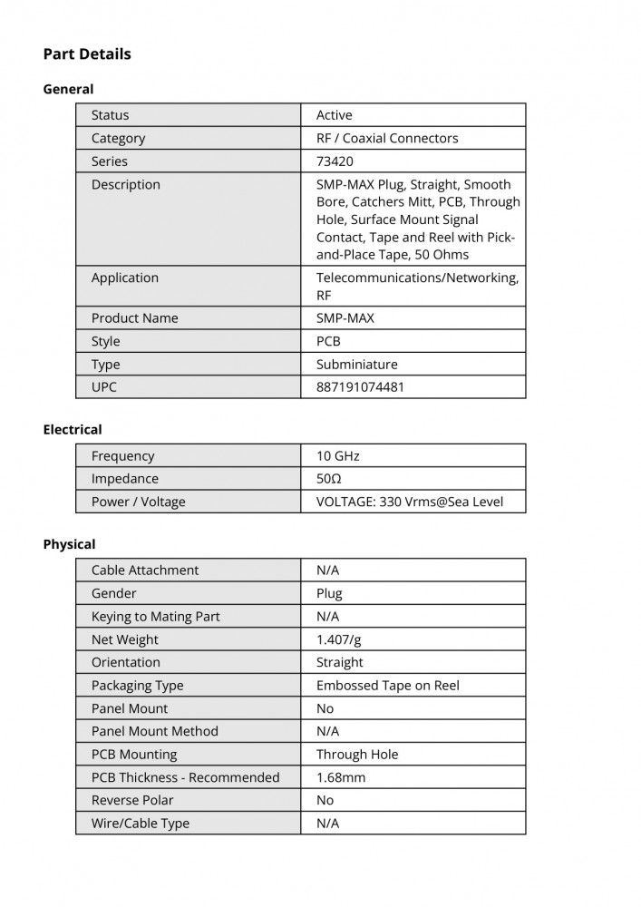 MOLEX 734205303 product document image 2