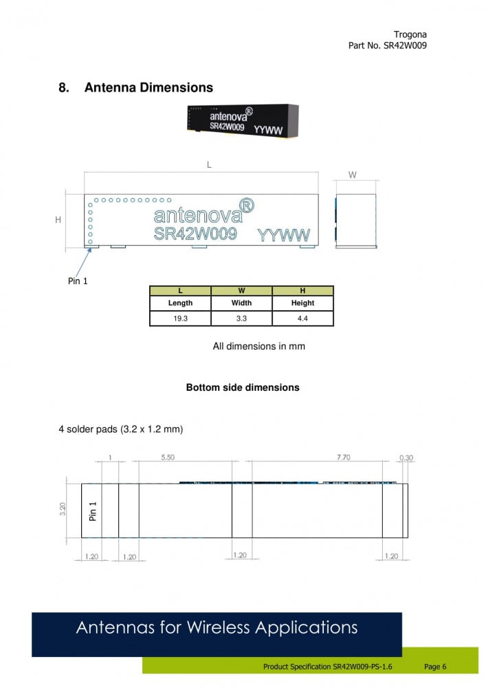SR42W009 datasheet page 6