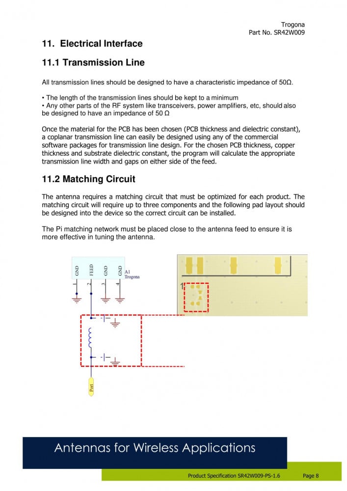 SR42W009 datasheet page 8