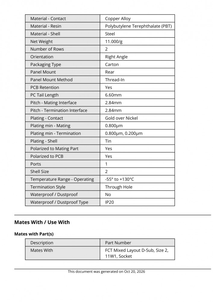 MOLEX 1731071327 drawing preview, page 3