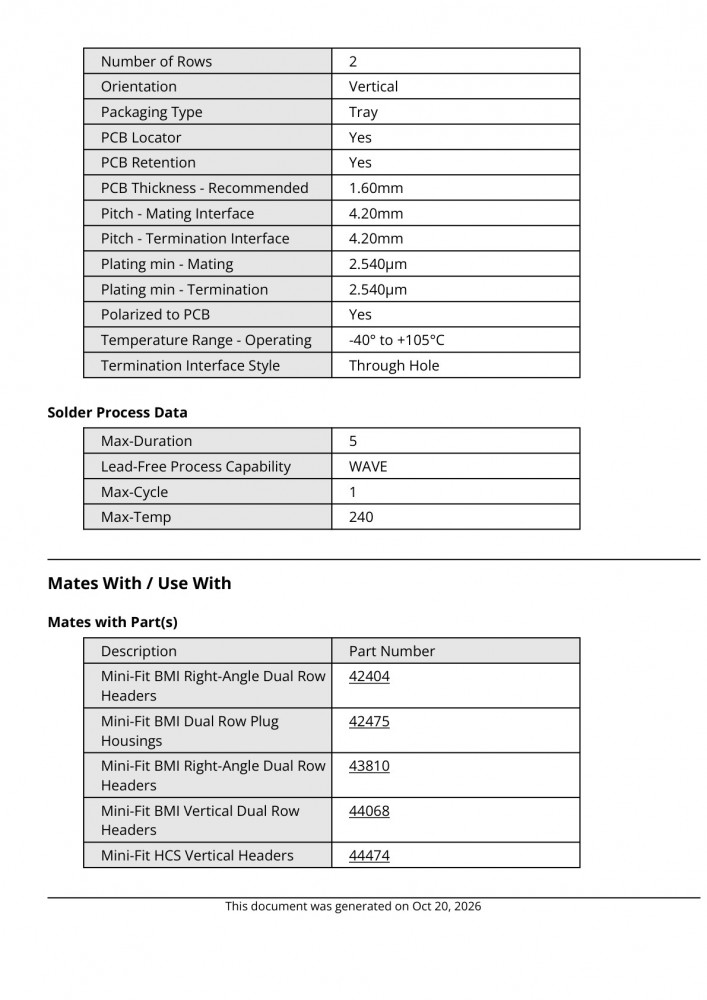 MOLEX 444751411 document image, page 3