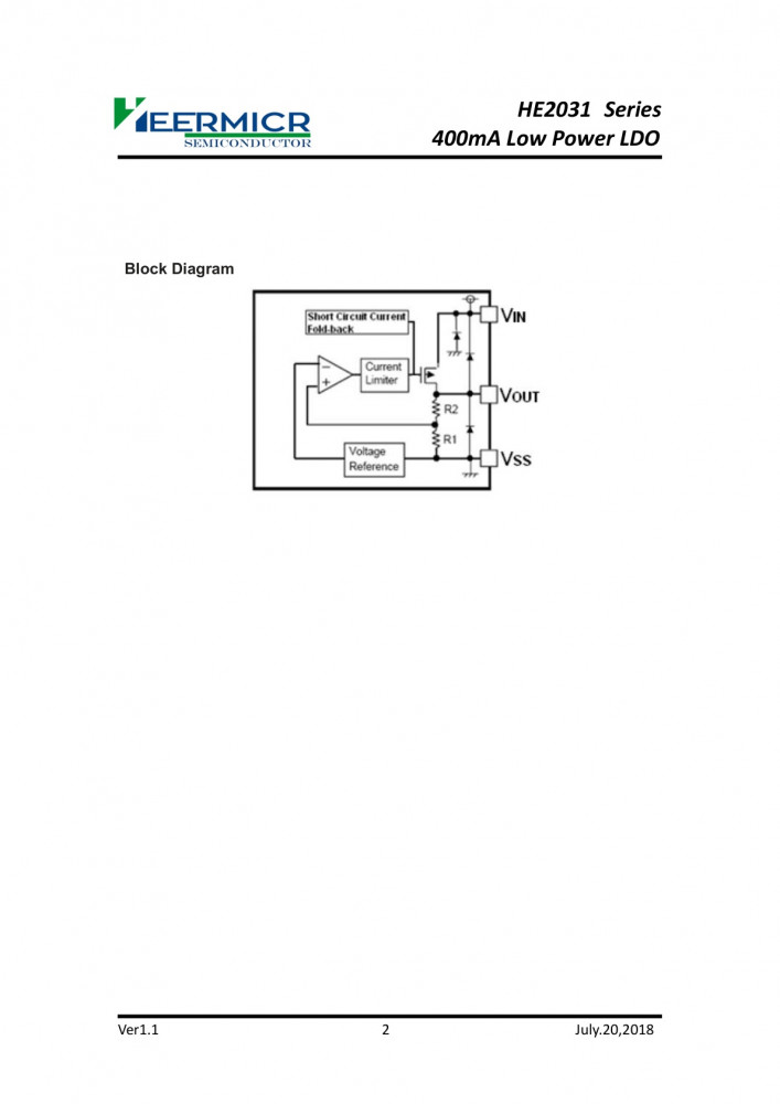 HE2031 datasheet page 2