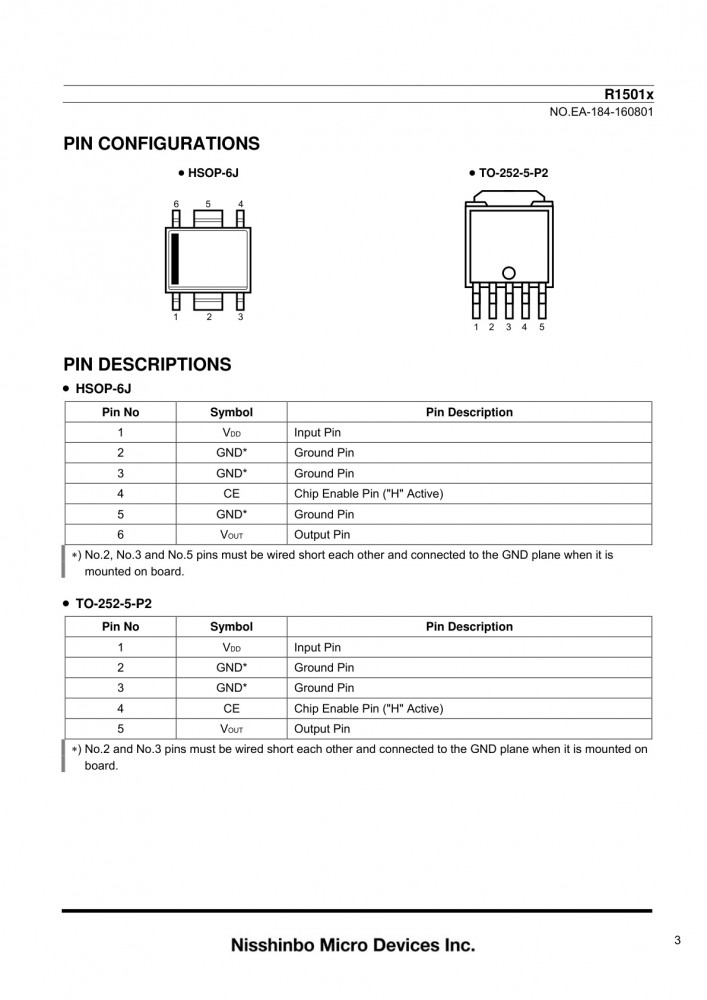 R1501 datasheet page 3