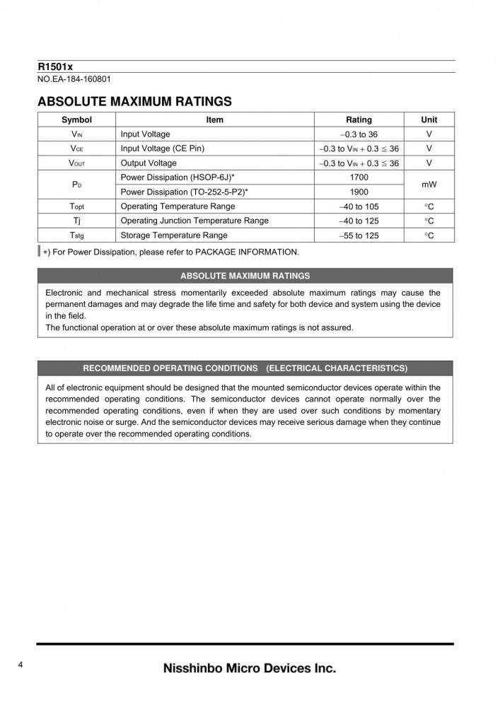 R1501 datasheet page 4
