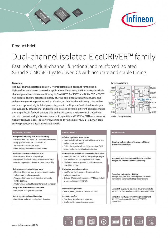 Infineon 2EDF7175F product-family technical document page 1
