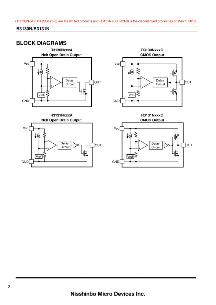 R3130 datasheet page 2
