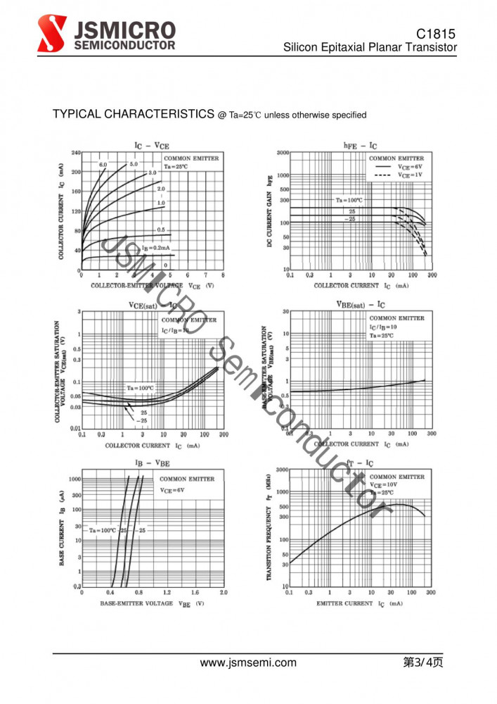 JSMSEMI C1815 datasheet page 3