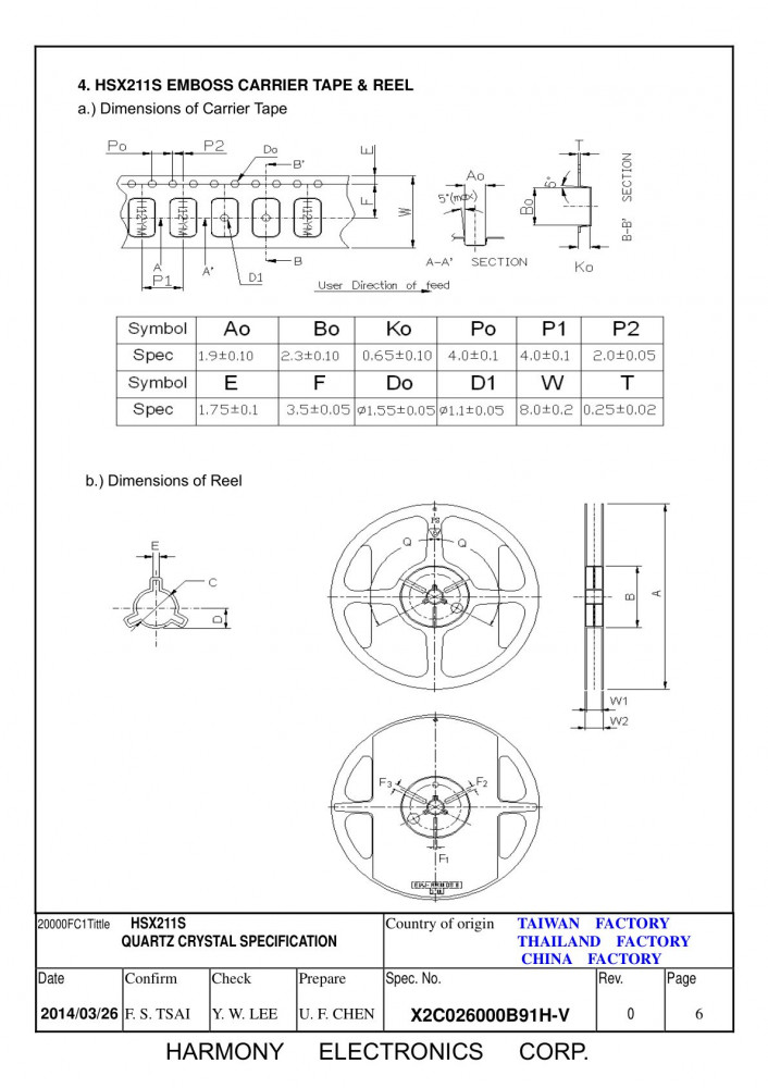 HELE X2C026000B91H-V specification page 6