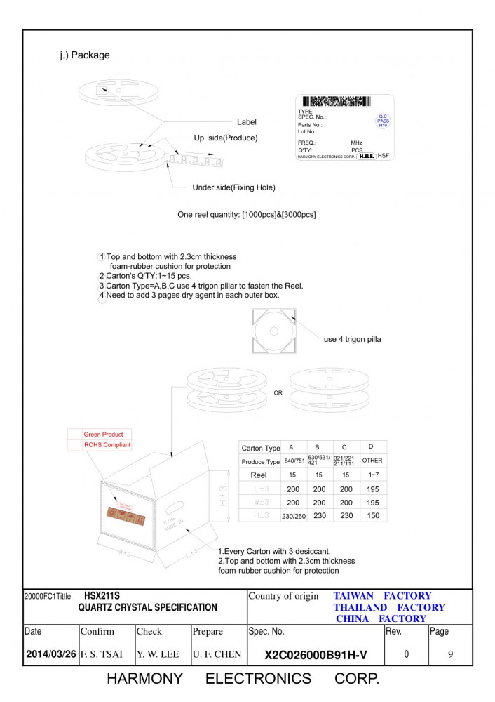 HELE X2C026000B91H-V specification page 9