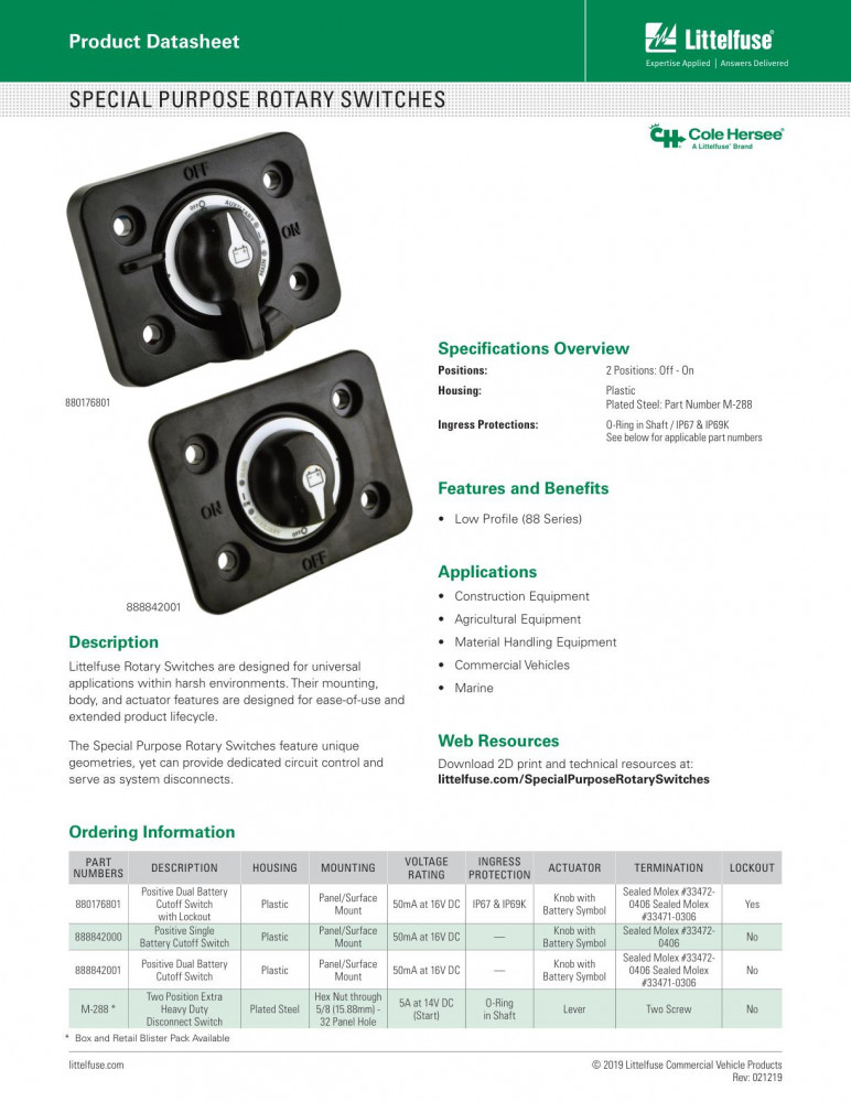 Littelfuse 68159-05 technical document preview