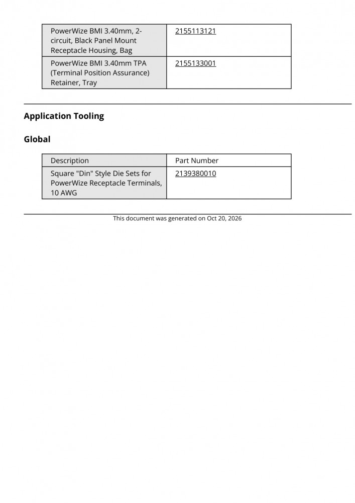 Technical document page 3 for product reference