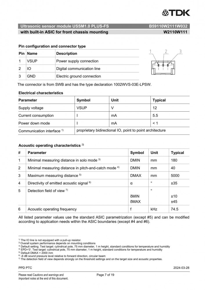 B59110W2111W032 technical document page 7