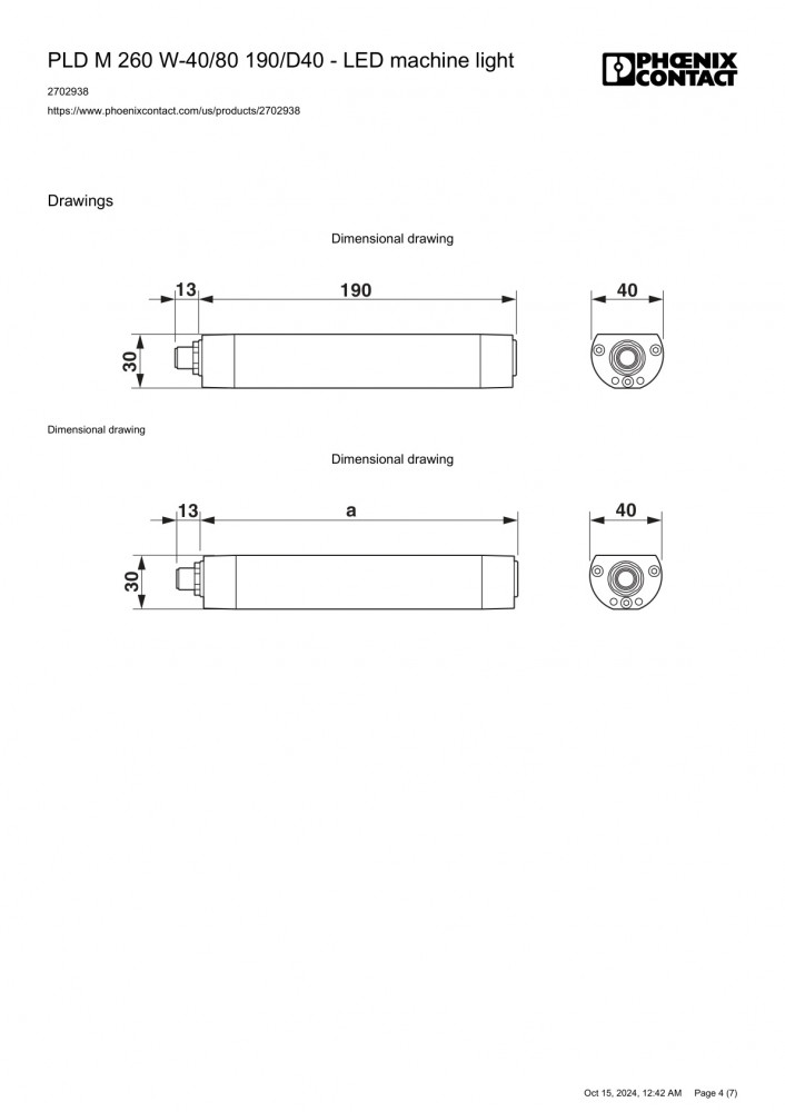 Phoenix Contact 2702938 technical document page 4