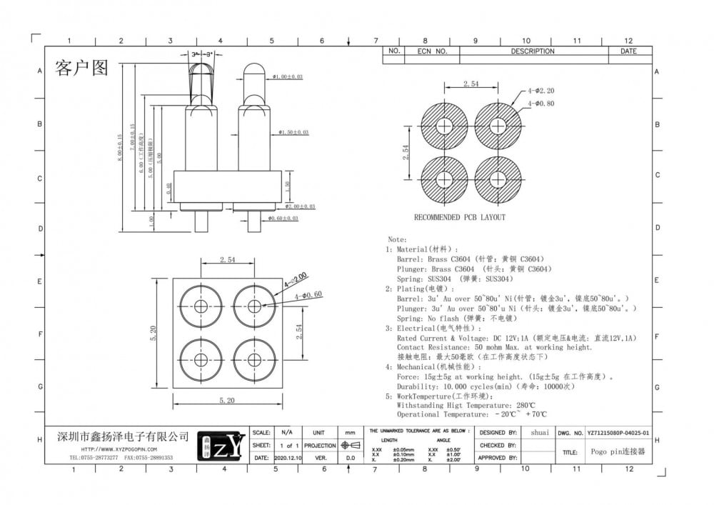 YZ71215080P-04025-01 specification page 3