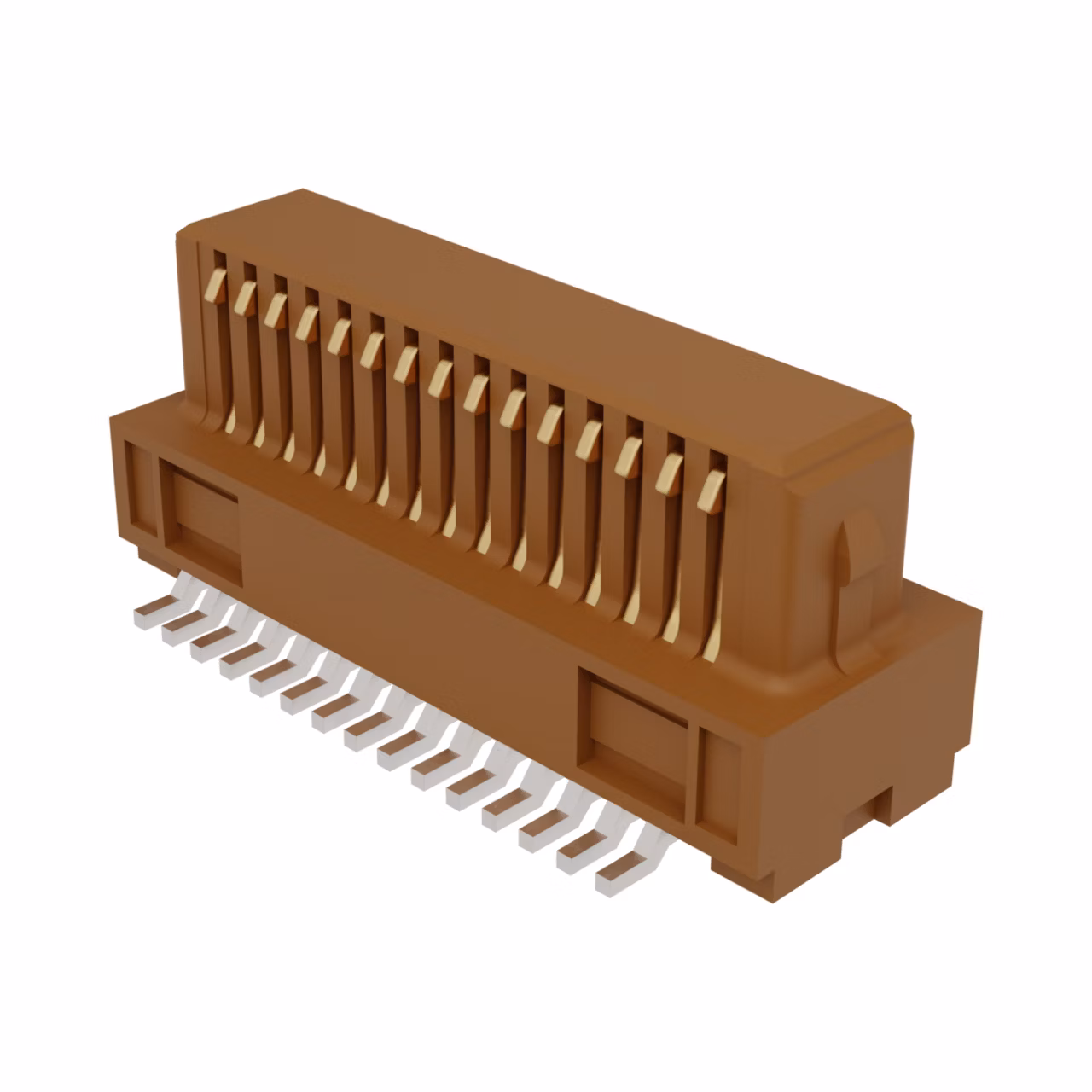 SlimStack Board-to-Board Receptacle, 0.40mm Pitch, Surface Mount, Dual Row, without Plastic Pegs, Vertical, 30 Circuits for sale