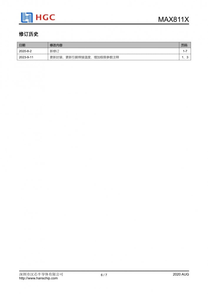 MAX811TDB4RG datasheet page 6
