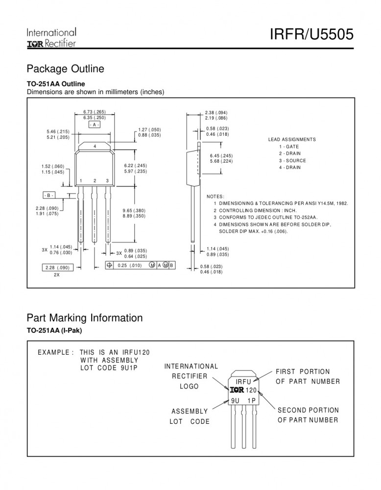 IRFR5505TRPBF datasheet page 9