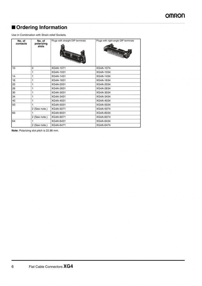 OMRON XG4M document page 6