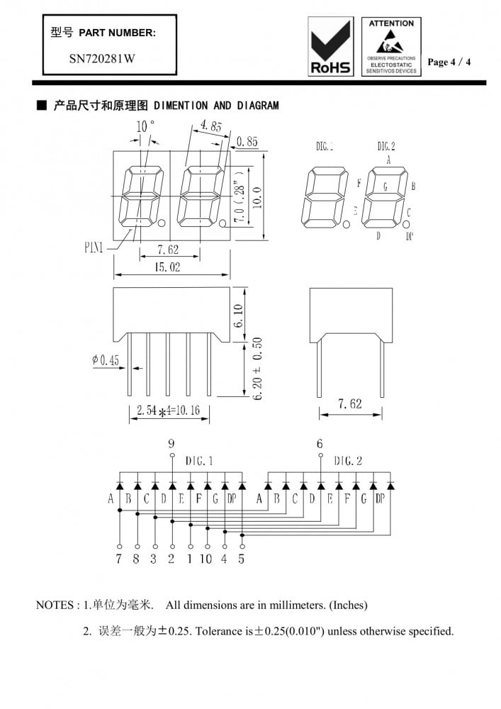 SN720281W/16 specification page 5