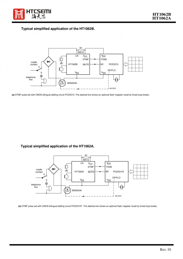 HT1062B datasheet page 7