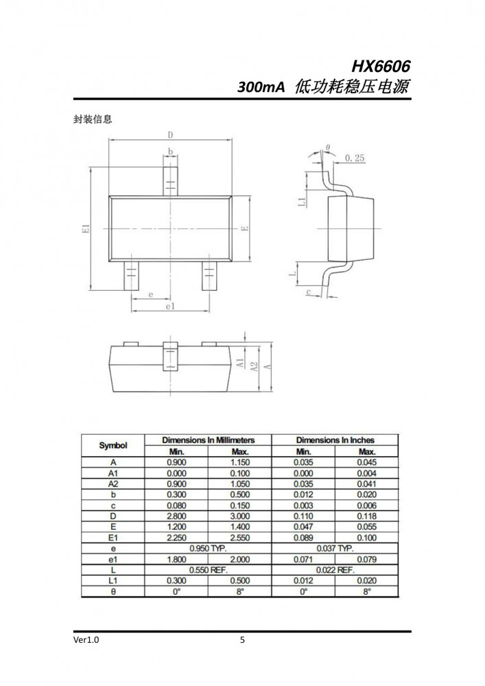 HX6606P332MR datasheet page 5