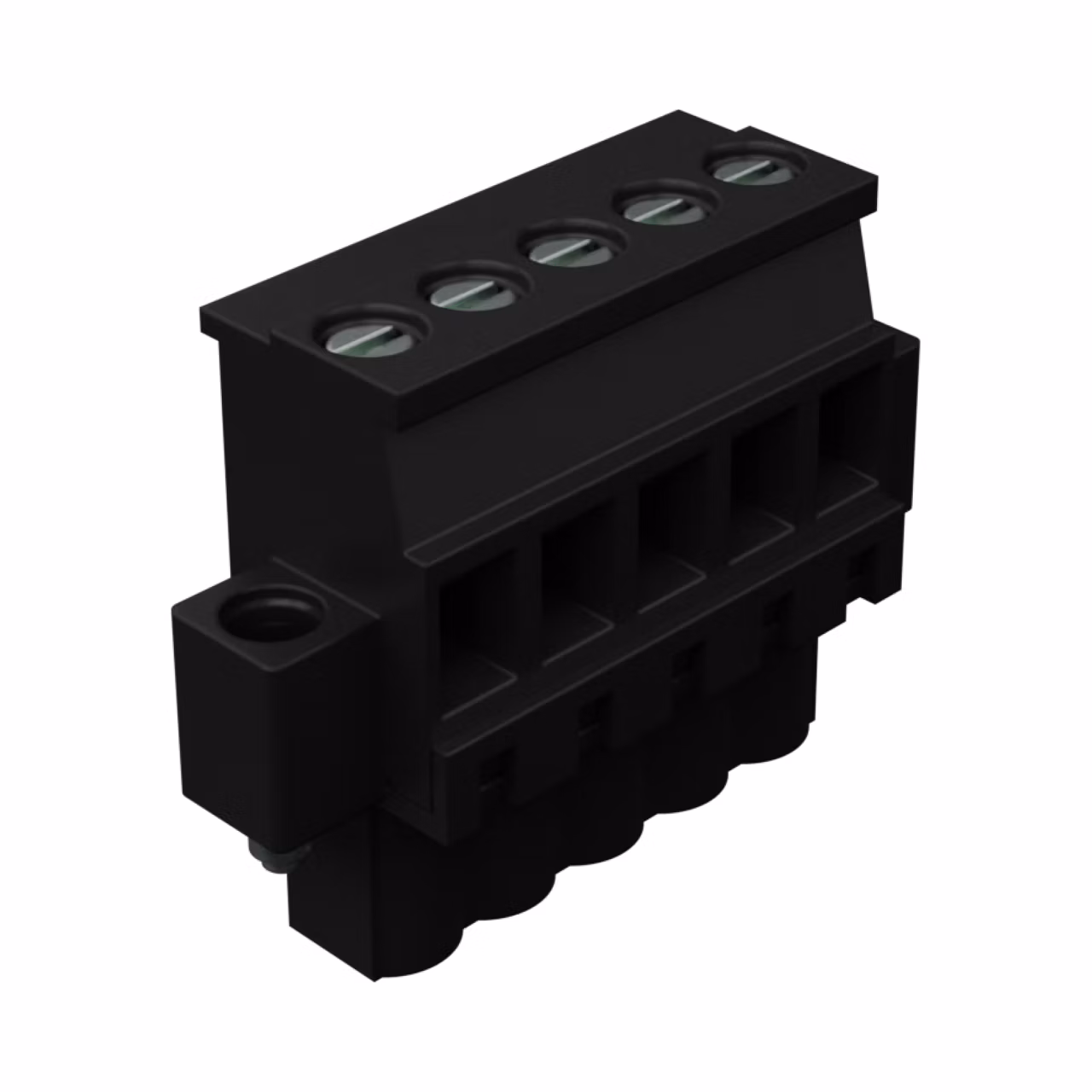 5.00mm Pitch Eurostyle Vertical Plug, with Retention Screws, Rear Wire Entry, 5 Circuits for sale