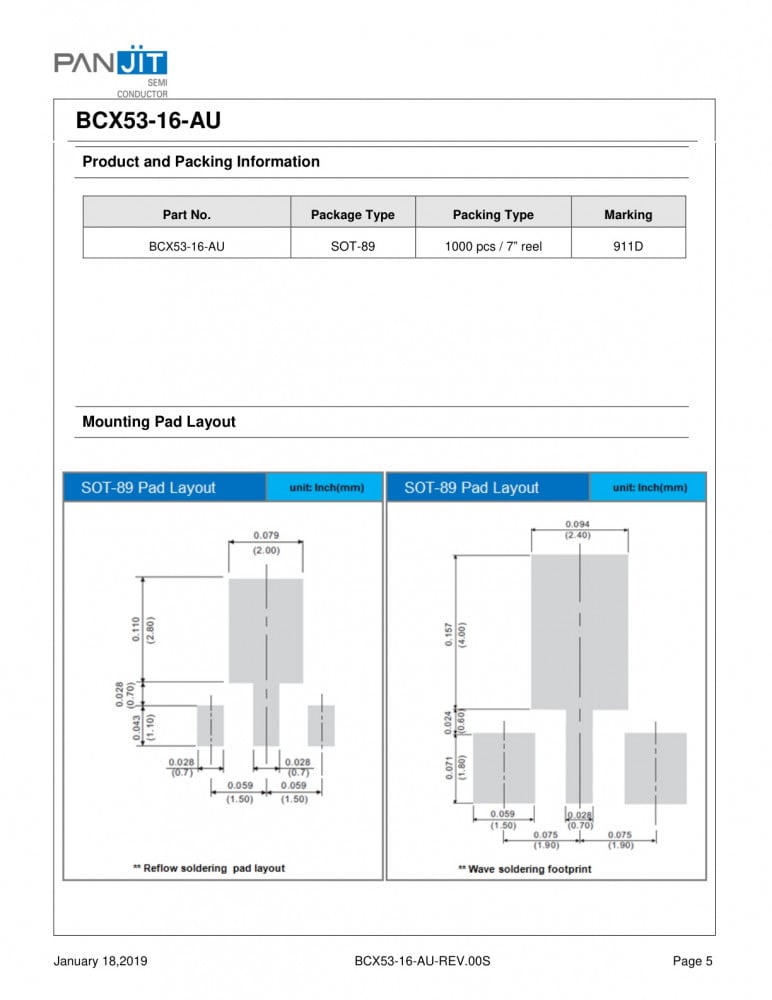 BCX53-16-AU datasheet page 5