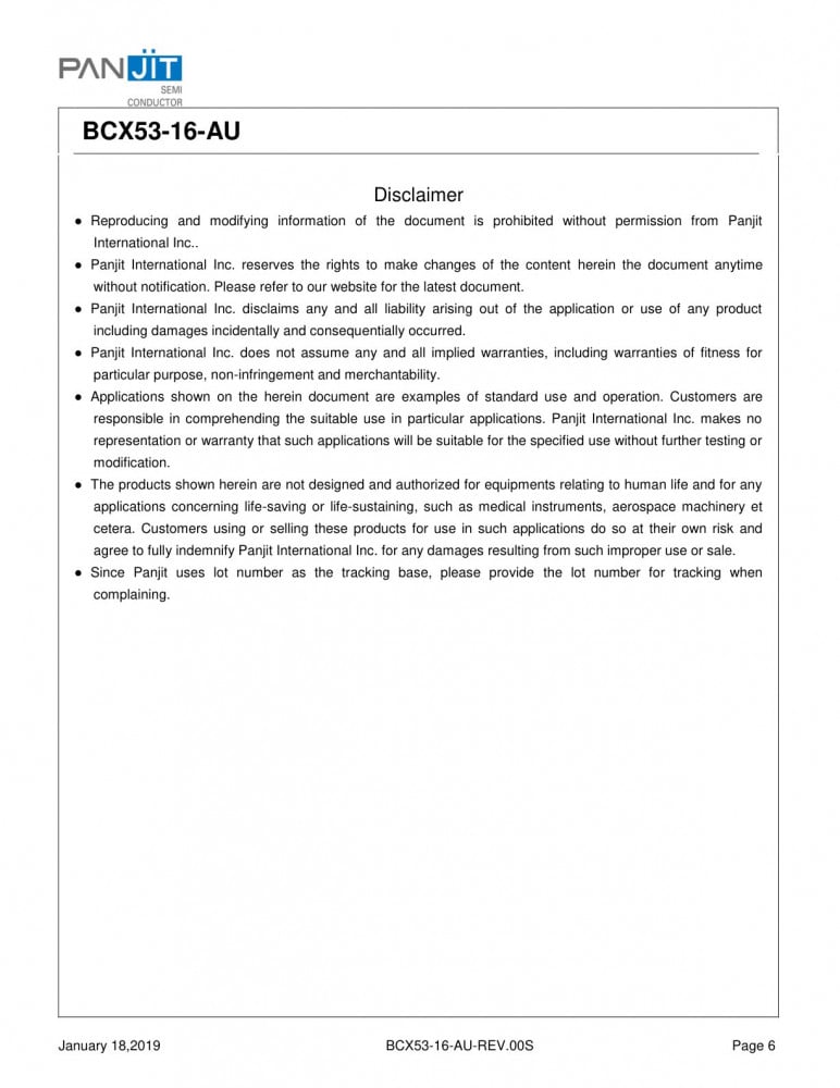 BCX53-16-AU datasheet page 6